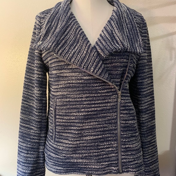 LOFT | Jackets & Coats | Loft Boucle Moto Jacket | Poshmark